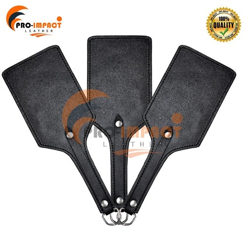 Real Cowhide Saddle Leather Paddle Slapper Flexible and Wider Spanking ...