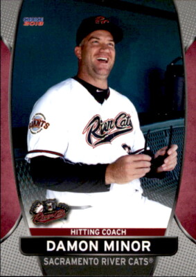 2018 Sacramento River Cats Choice #30 Damon Minor Hitting Coach ...