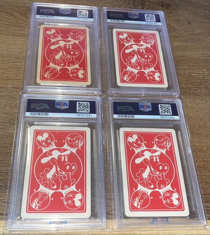 1935 Whitman Mickey Mouse Horace Clarabelle Cluck Hen Disney Cards PSA ...