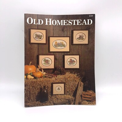 Vintage Cross Stitch Patterns, Old Homestead Book 4, Mary Frances ...