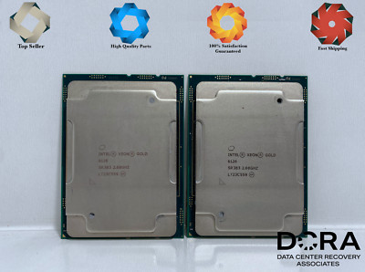 {LOT OF 2} Intel Xeon Gold 6126 2.60GHz SR3B3 Server CPU | eBay
