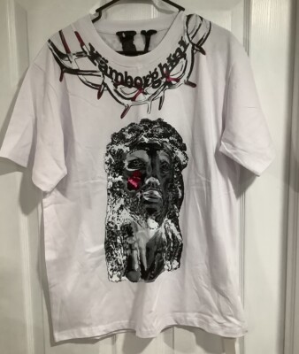 NEW Vlone X YAMSDAY Jesus Piece T-Shirt White Size XL | eBay
