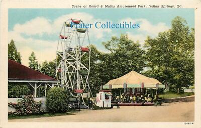 Georgia, GA, Indian Springs, Hoard & Mullis Amusement Park 1930's ...