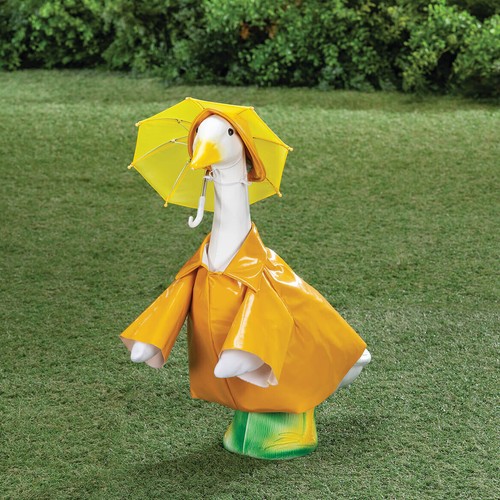 Raincoat Rainy Days Umbrella Goose Outfit Costume for 23"H Goose ...
