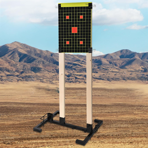 Adjustable Shooting Target Stand Base Heavy Duty Set Outdoor Paper ...