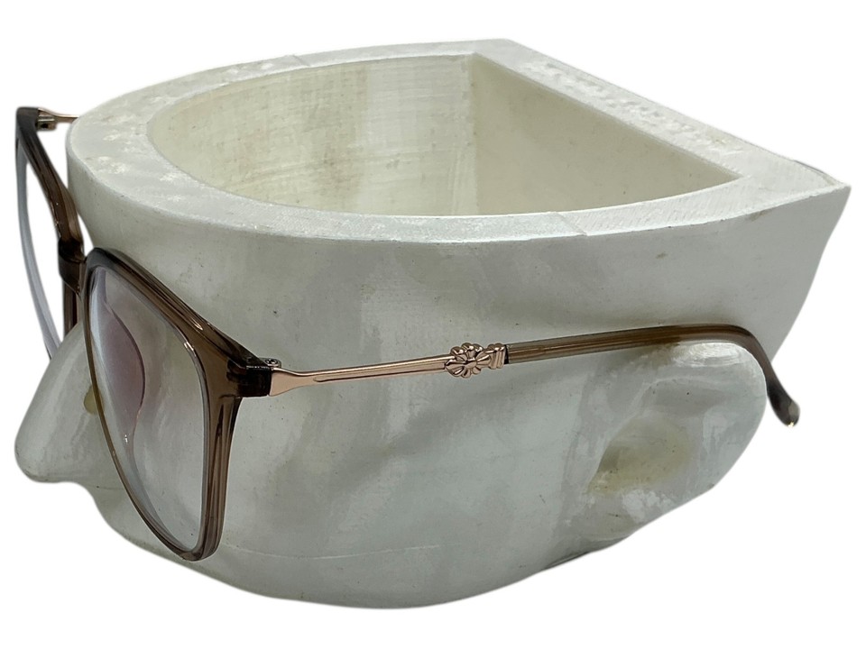 Firmoo S16734 Eyeglasses Optical Frame 55-18-149 Clear Brown | eBay