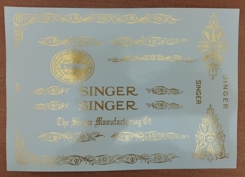 Restoration decals for antique Singer 66/99 Filigree sewing machine | eBay