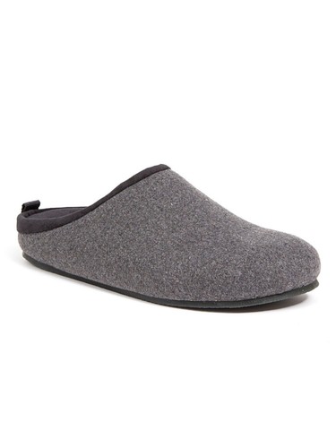 DEER STAGS Mens Gray Unbound Round Toe Slip On Slippers Shoes 11 M ...
