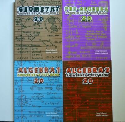 Math Teaching Textbook Answer Key & Test Bank 2.0 Set of 4 | eBay