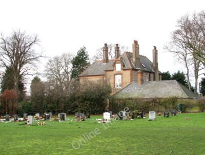 Photo 6x4 Cemetery east of The Old Rectory West Dereham This is the new ...