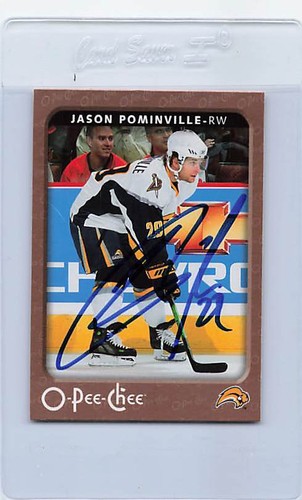 2006/07 OPC #55 Jason Pominville Sabres Signed Auto *H5382 | eBay