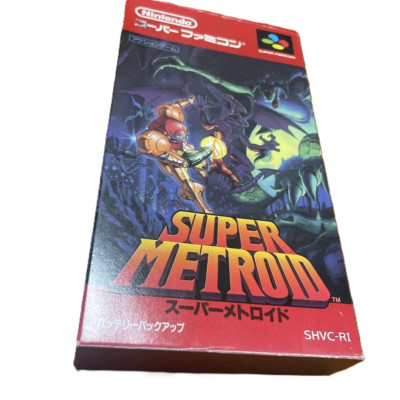 Super Metroid Box Nintendo SNES SFC Super Famicom Tested Japan Version ...