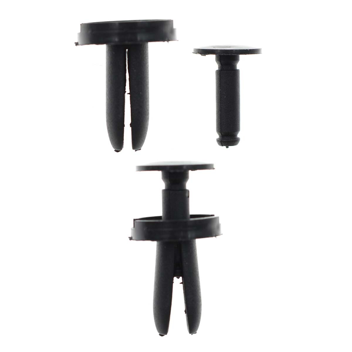 50pcs 8mm Hole Clips Plastic Push Type Rivet Retainer Fastener Bumper ...