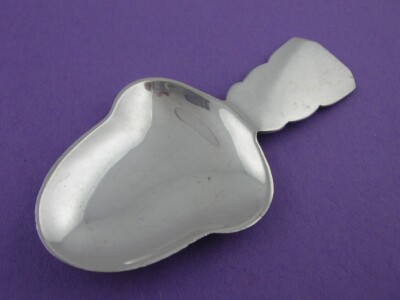 Vintage Sterling Silver Tea Caddy Spoon w/ acorn shaped bowl ~no mono ...