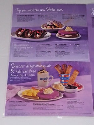 Ihop Pancakes Menu