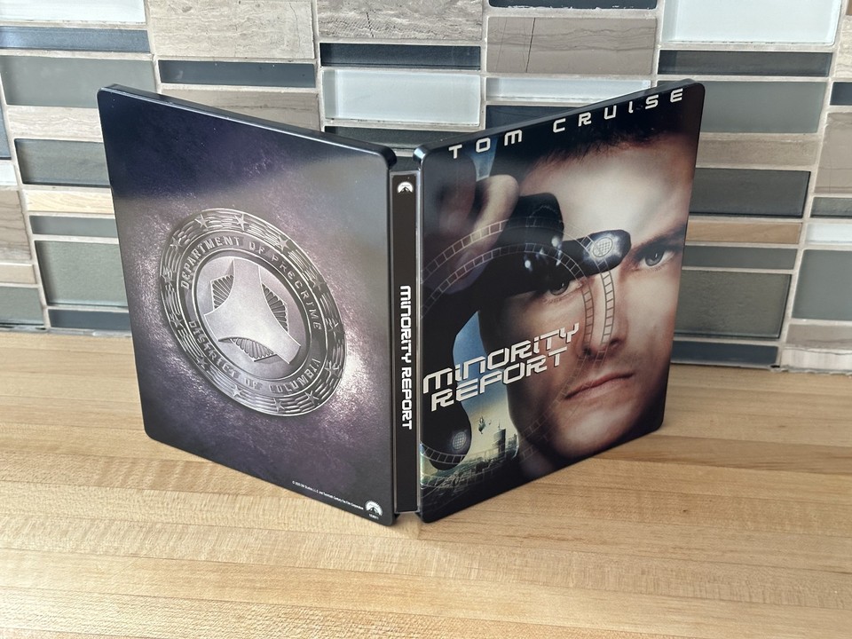 Minority Report [4K UHD+Blu-ray+Digital, 2025] Steelbook Spielberg ...