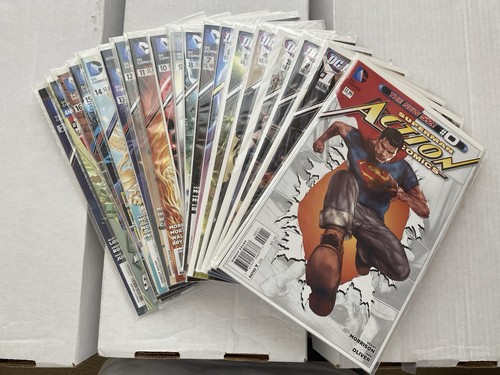 Action Comics #0 1-16, #9 (1st Calvin Ellis/Black Superman) New 52 NM ...