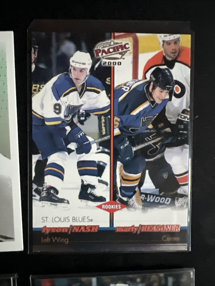 Tyson Nash 4 Card NHL Ice Hockey Trading Card Lot Rookie RC Blues ...