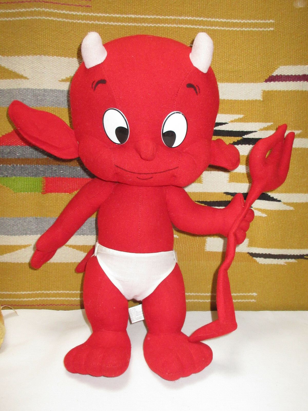 RARE Vintage 17" THE LITTLE RED DEVIL 60s Harvey Toons Comic Character ...