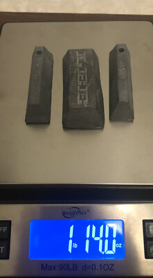 ~2lbs of Lee Lead Bars Fishing Weights Hunting/Casting | eBay