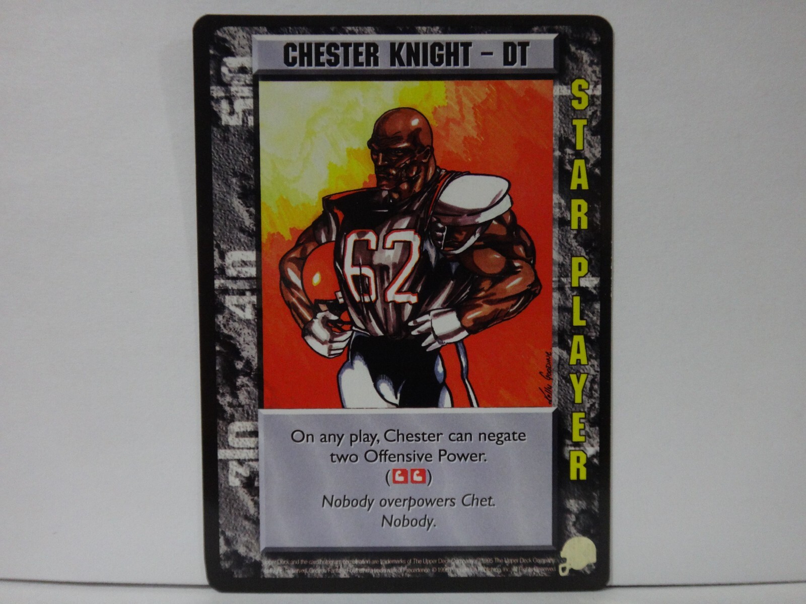 1995 Upper Deck Gridiron Fantasy Football Chester Knight | eBay