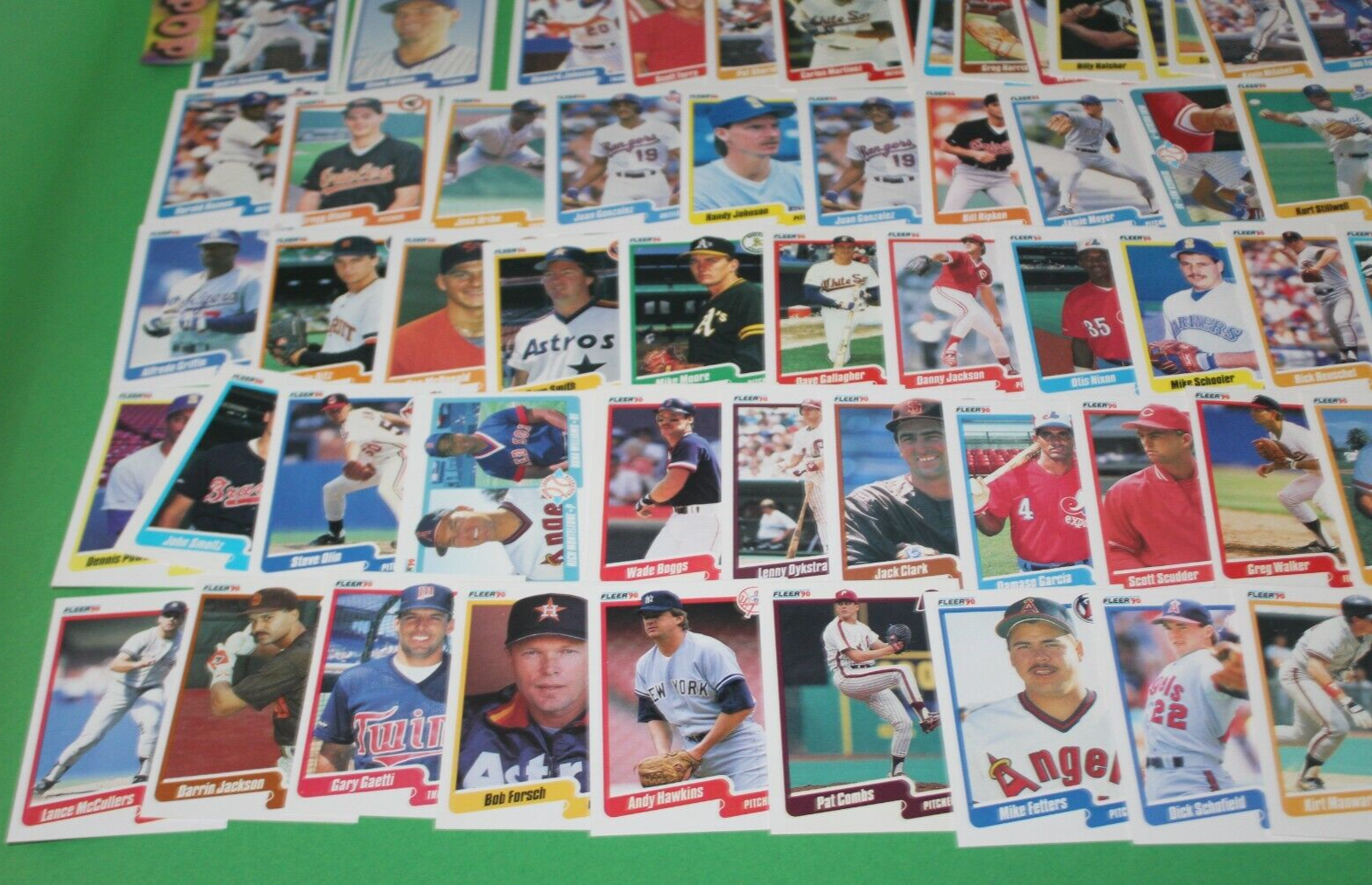 MLB Vintage Fleer 1990 Lot Of 136 Baseball Sports Trading Cards | eBay
