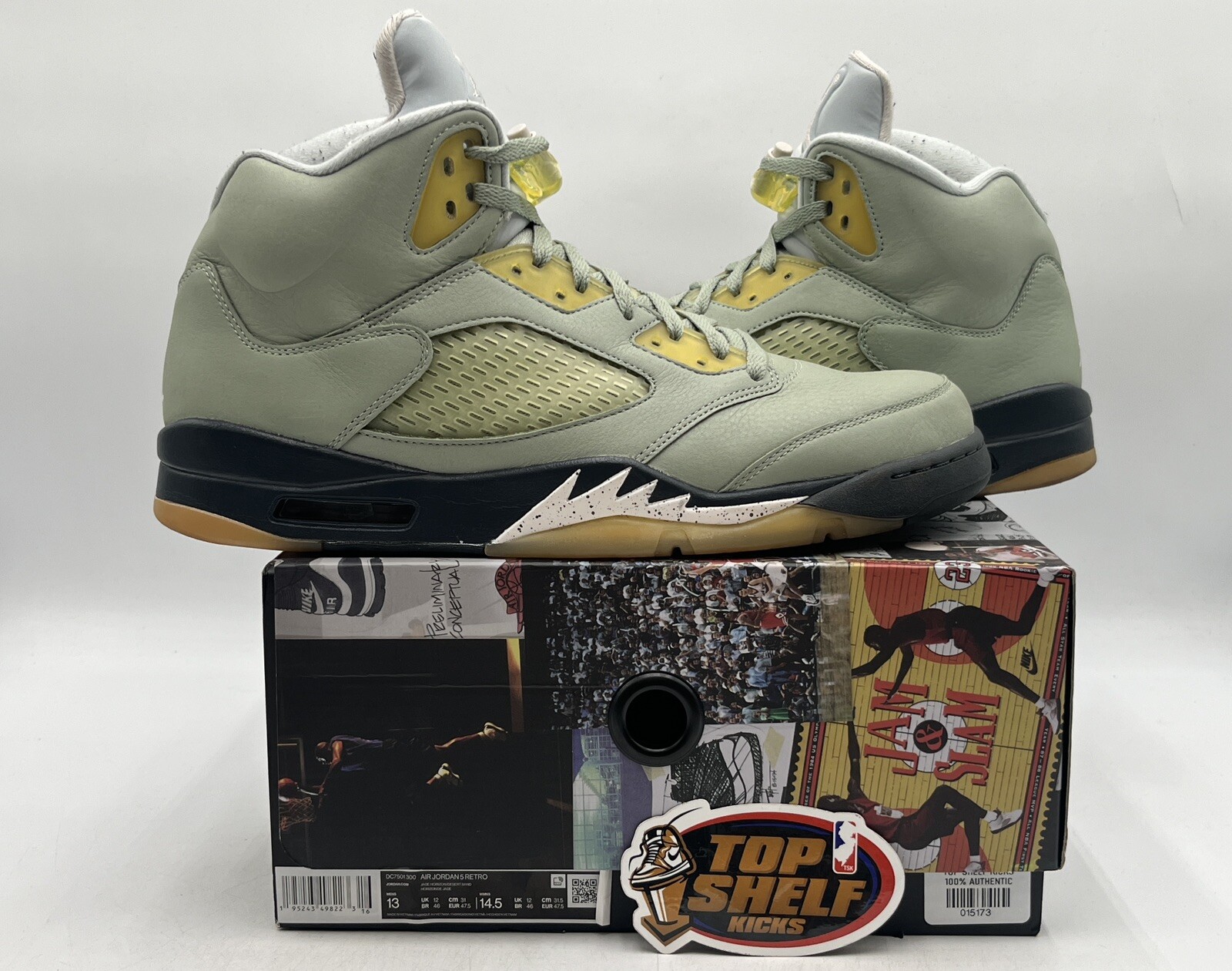 Nike Air Jordan Retro 5 Jade Horizon Size 13 2022 Aut… - Gem