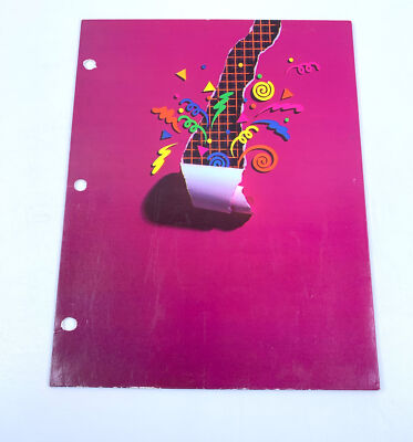Vintage Trapper Keeper Designer Series Folder Purple Abstract Retro | eBay