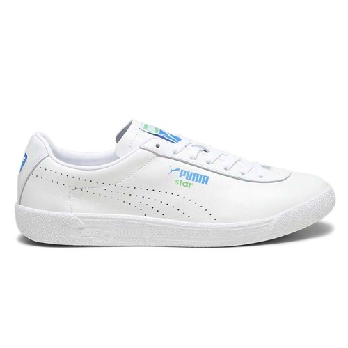 PUMA Star Tennis Whites Lace Up Mens White Sneakers Casual Shoes ...