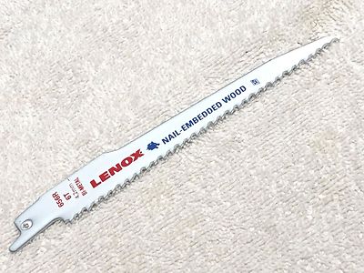 SAW BLADE BI-METAL RECIPROCATING 6 INCH 6 TPI BI-METAL, Lenox, (1) ONE ...