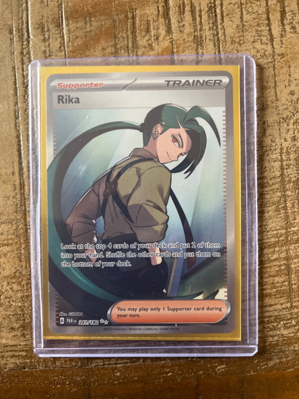 Pokémon TCG Rika Paradox Rift 241/182 Holo Ultra Rare | eBay