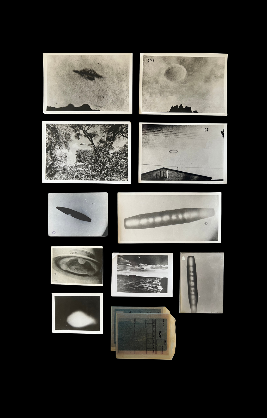 Collection of 10 Original UFO Photographs (4 by George Adamski) | eBay