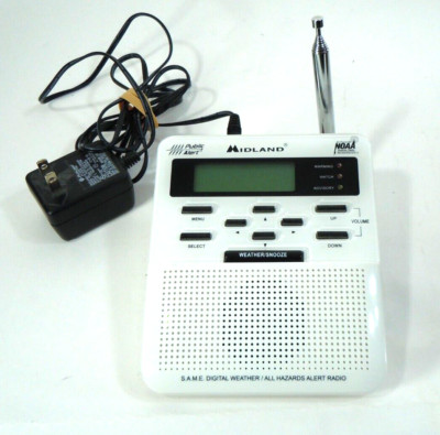 RADIO NOAA Midland Weather Alert - WR100 Public Alert Radio All Hazards ...