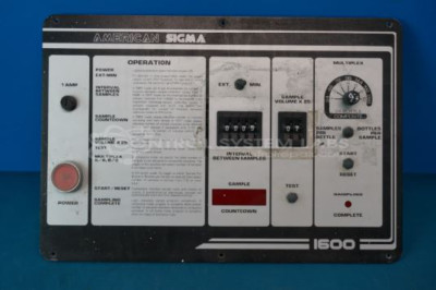 ** Repair Evaluation Only ** American Sigma 1600 1600 Sampler Counter ...