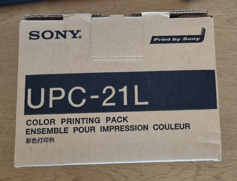 Sony UPC 21l Color Printing Pack Ribbons Paper Colour for sale online ...