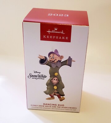 Hallmark Keepsake 2023 Disney Snow White And The Seven Dwarfs Dancing ...