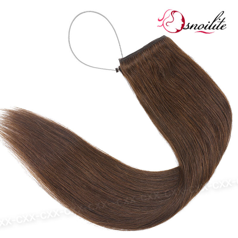 Real Invisible Wire In Human Hair Extension Secret Hidden Extensions ...