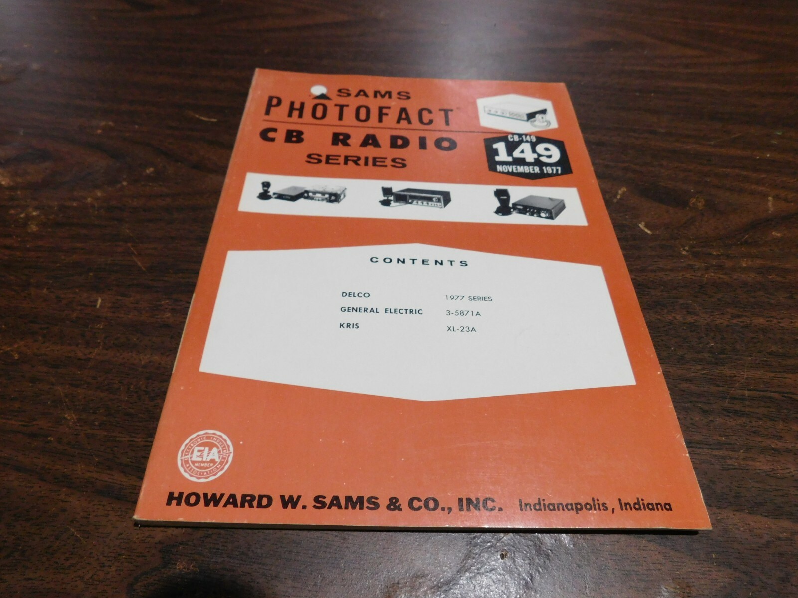 Sams Photofact CB Radio Series Service Repair Manual Book Guide ...