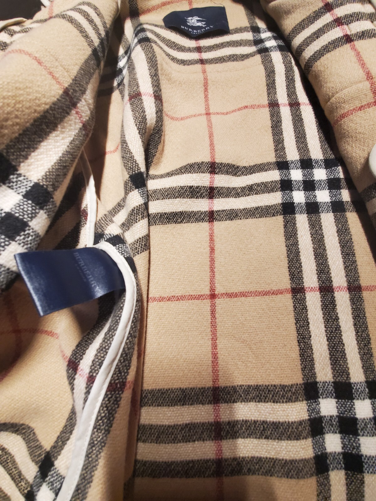 Iconic Original Burberry Plaid Check Made in London W… - Gem