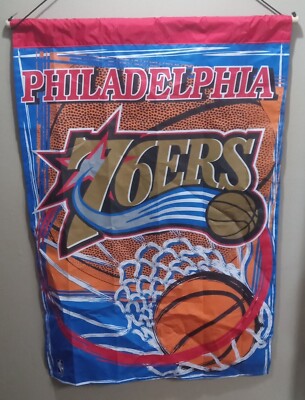 Vintage Philadelphia 76ers 2001 Logo WINCRAFT 27x40 Hanging Banner | eBay