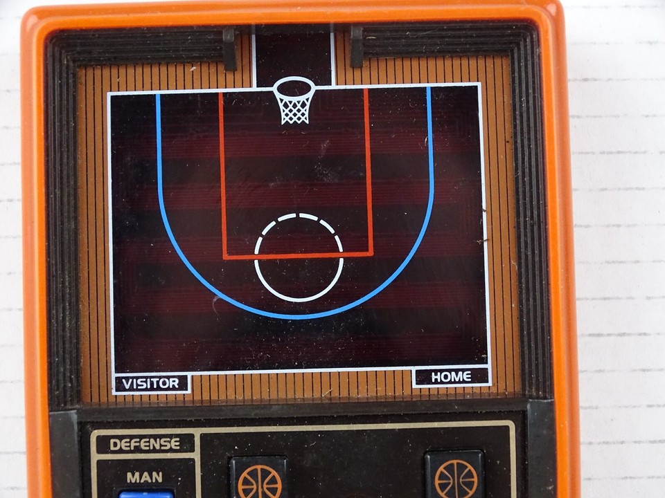 Vintage 1979 Mattel Electronics Basketball 2 Handheld Game Untested As ...