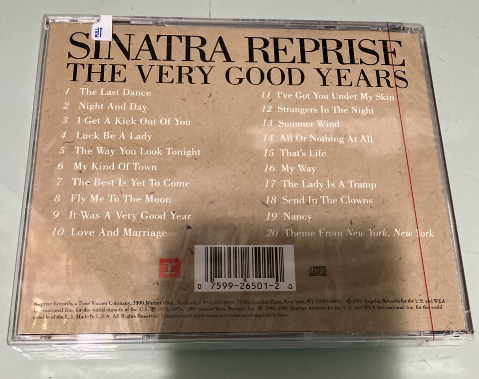 Sinatra Reprise: The Very Good Years - Audio CD By Frank Sinatra | eBay