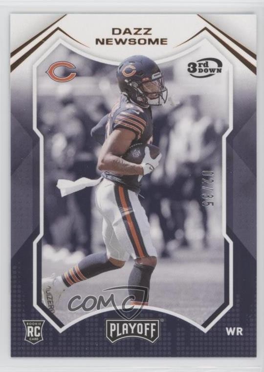 2021 Panini Playoff Rookies 3rd Down /35 Dazz Newsome #296 Rookie RC | eBay