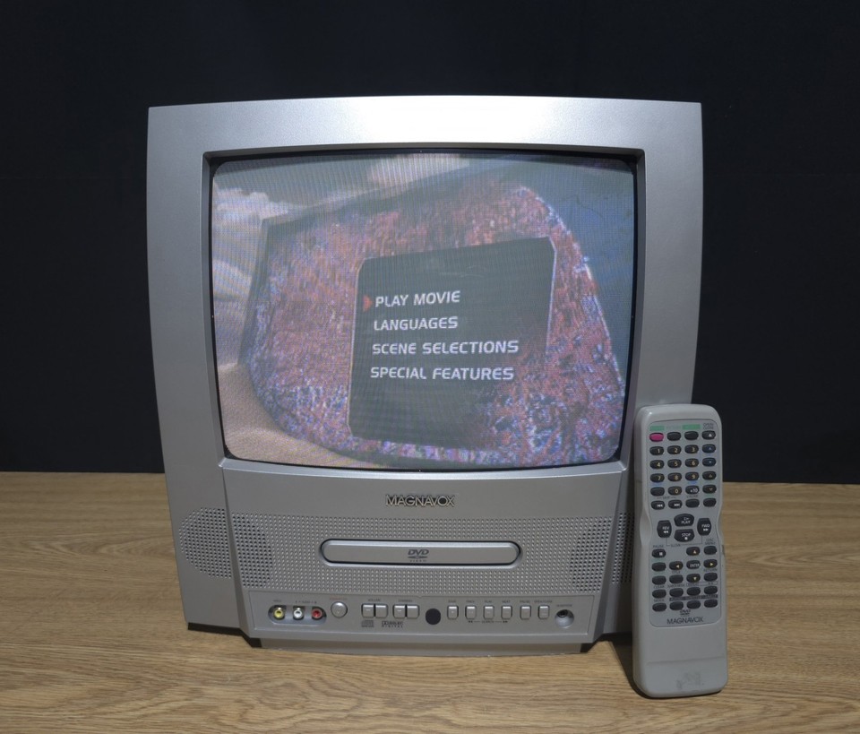 Magnavox 13" MSD513F DVD CRT TV with Remote | eBay