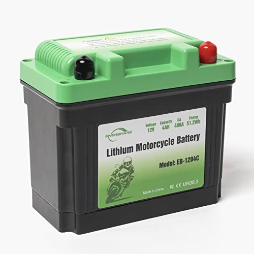 Lithium Motorcycle Battery,110cca Lightweight 12V 4AH EB1204C 400ca ...