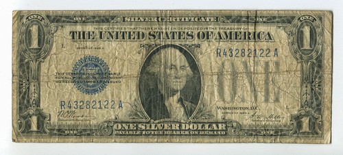 1928-A $1 Dollar Bill Silver Certificate Funny Back Banknote SM271 | eBay