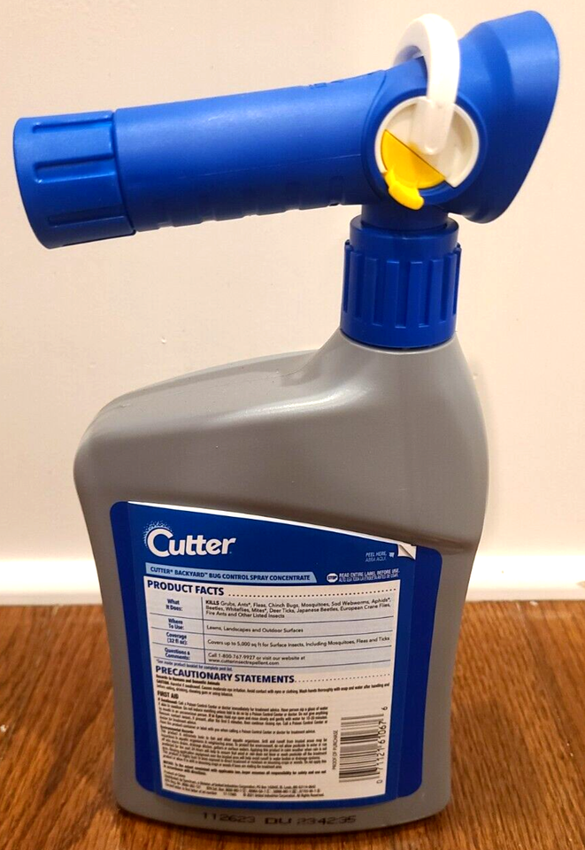 Cutter Backyard Bug Control Spray Concentrate, Fleas,Mosquito Repellent ...