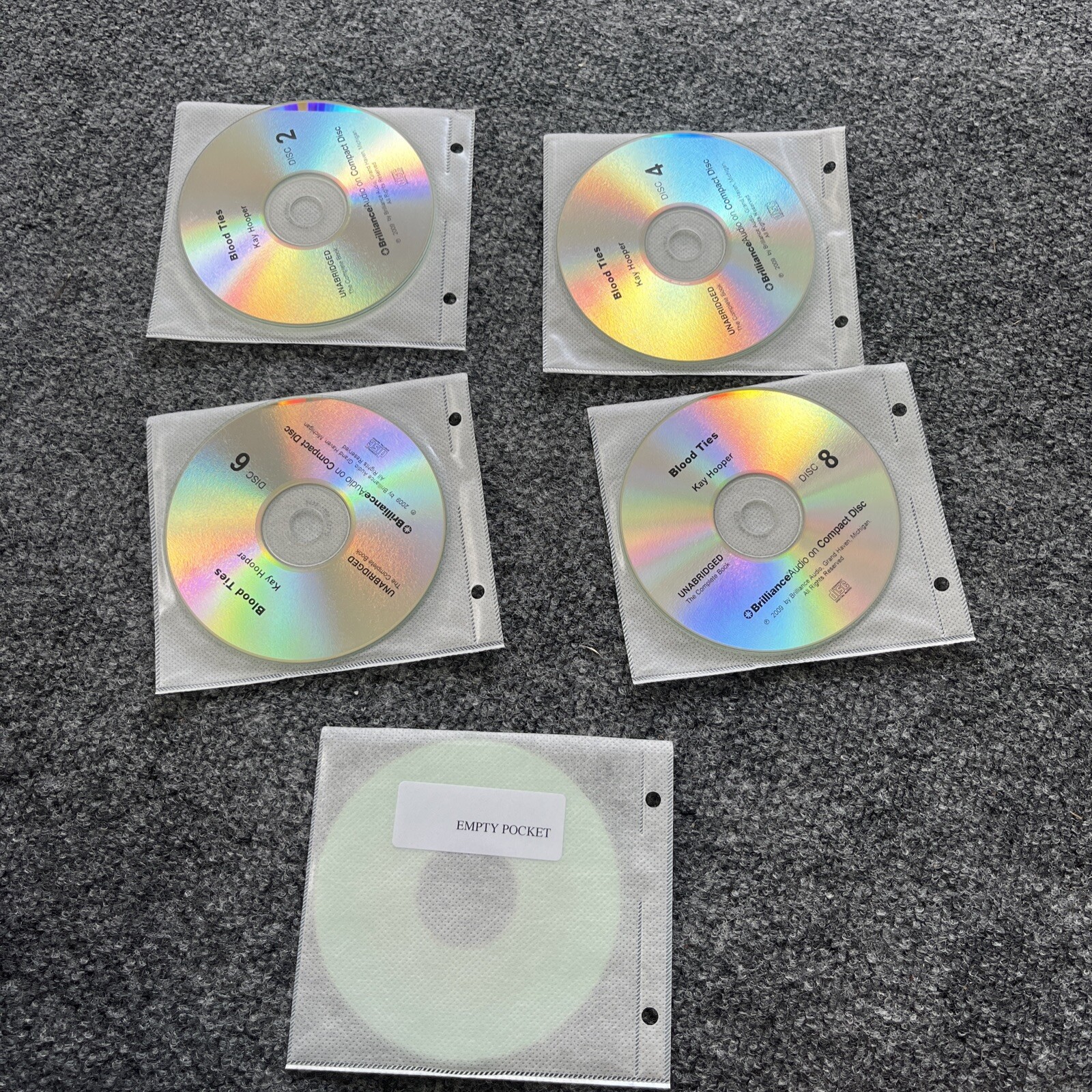 Blood Trilogy Ser.: Blood Ties by Kay Hooper (2010, Compact Disc ...