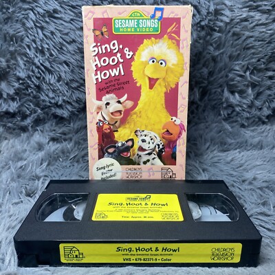 Sesame Songs Sing, Hoot & Howl VHS 1991 Sesame Songs Home Video Big ...
