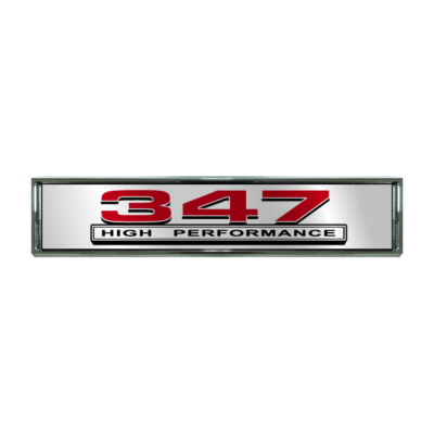 CHROME BADGE #5269~HIGH-PERFORMANCE 347~CUSTOM CAR EMBLEM OTHERS ...